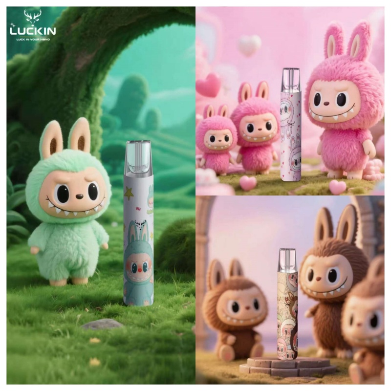 🌟【LUCKIN Labubu聯名主機｜通用一代煙彈】|台灣現貨| - 台灣蒸汽空間